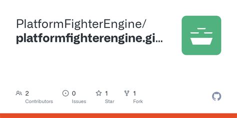 Github Platformfighterengine