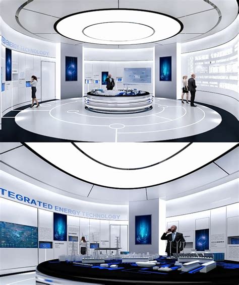 海辰储能科技企业展厅设计项目分享 花瓣网