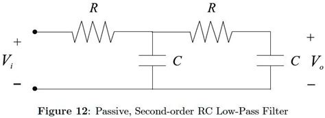Solved Derive The Transfer Function Of The Circuit A Figure 12 Passive Second Order Rc Low
