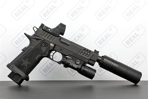 Pistol With Built In Silencer