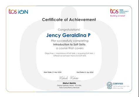 Jency Geraldina On Linkedin Softskills