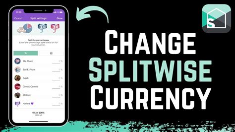 How To Change Currency In SplitWise YouTube