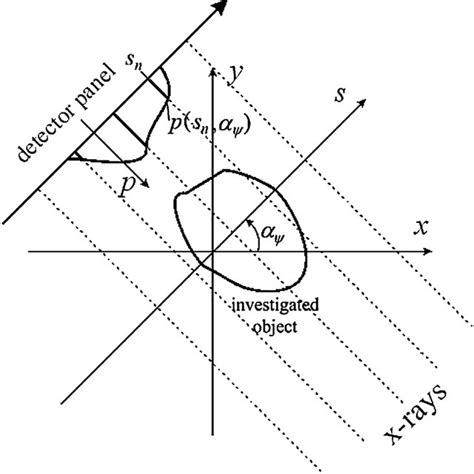 Description Of The Parallel Beam Geometry Of The X Ray Scanner Download Scientific Diagram