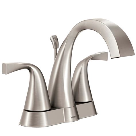 Oxby Chrome Two Handle Bathroom Faucet Moen