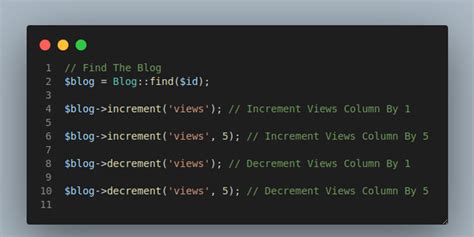 Laravel Increment Or Decrement A Column Value Easily Dev Community