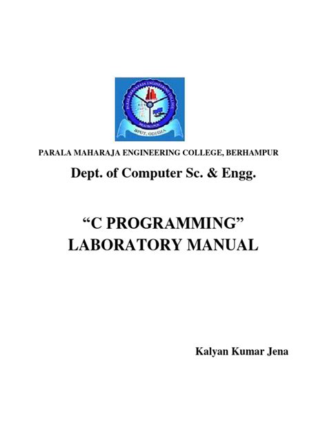 C Programming Lab Manual Pdf Sequence Arithmetic