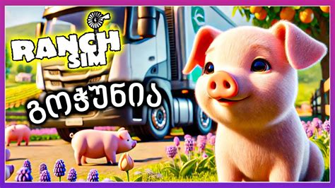ღორების ფერმა ავაშენეთ ბიჭებმა Ranch Simulator ქართულად 3 Youtube