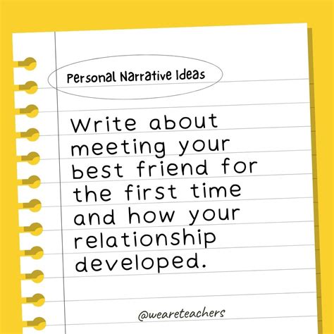 Narrative Writing Examples 4th Grade