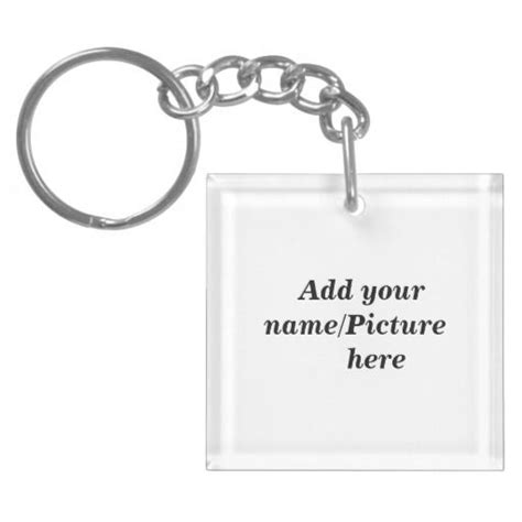 Customize Your Own Acrylic Keychain