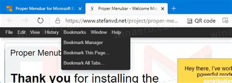 How To Show Menu Bar In Microsoft Edge