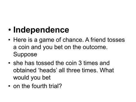 Independence Probability In Marketing And Business Ppt