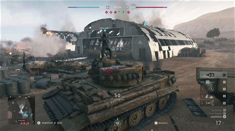 Battlefield 5tiger Tank Perfect Match No Deaths Youtube
