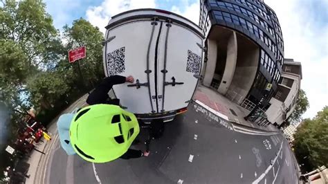 Jeremy Vines Lucky Escape As Bike Run Over By Reversing Driver Who