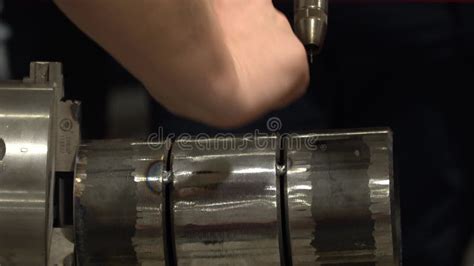 Robotic Welding In Action Industrial Automation Industry 40 Stock