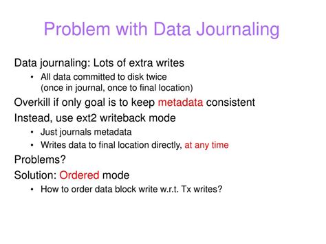 Ppt Journaling File Systems Powerpoint Presentation Free Download Id587152