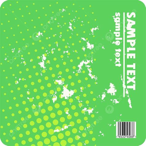 Grungy Vector Design Of Dots With Barcode Template Download On Pngtree