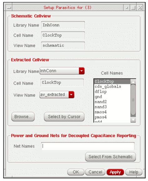 Parasiticslde Setup Custom Ic Design Cadence Technology Forums