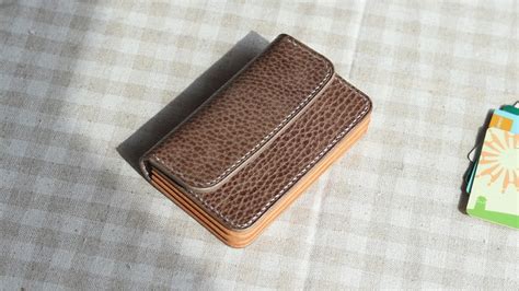 무료패턴 작은 아코디언 카드지갑 만들기 Youtube