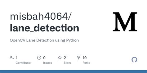 Github Misbah Lane Detection Opencv Lane Detection Using Python