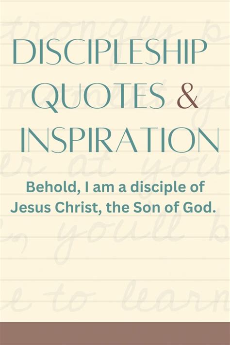 Strengthen Your Discipleship 17 Quotes Inspiration