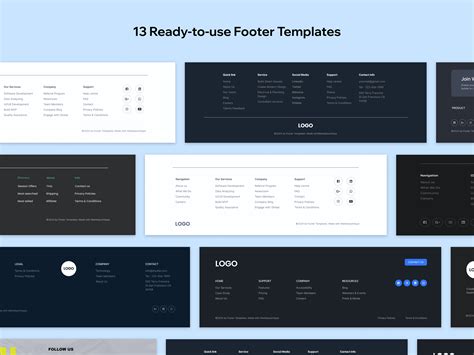Footer Templates Wix App Market