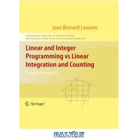 خرید و قیمت دانلود کتاب Linear And Integer Programming Vs Linear