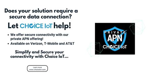 Choice Iot On Linkedin Iot Iotdata Iotsim 4g 5g Privateapn Tmobile Verizon Att Camp…