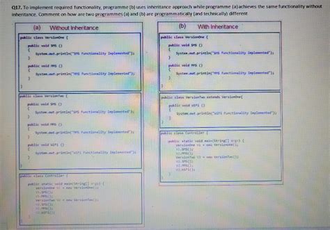 Solved Q17 To Implement Required Functionality Programme