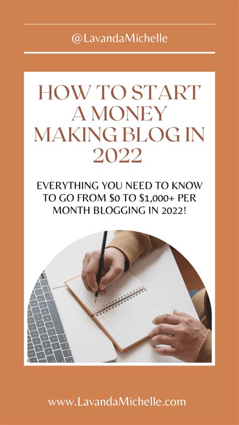 How To Start A Money Making Blog In 2022 Lavandamichelle