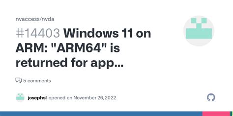 Windows 11 On Arm Arm64 Is Returned For App Architecture For Amd64 Applications · Issue