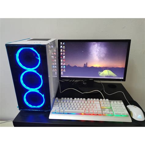 Jual Pc Gaming Rakitan Ful Set Pc Cpu Gaming Rakitan Fullset Core I Ram Gb Ssd Nvme Gb Hdd