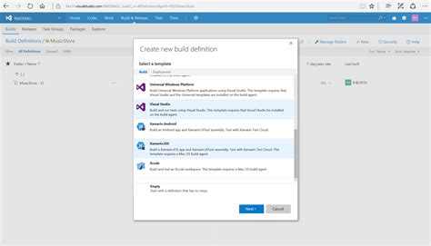 Vsts Agent Build Definition For NET Core With Test Results Azure