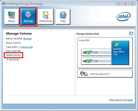 Deleting A Raid System