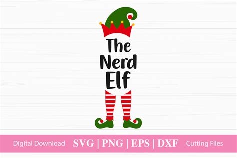 The Nerd Elf Graphic By Craftartsvg · Creative Fabrica