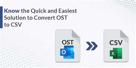 Know The Quick And Easiest Solution To Convert OST To CSV EXEIdeas Let S Your Mind Rock