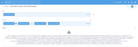 Joining Multiple Saved Questions With The Same Implicitexplicit Grouped Field Causes Wrong