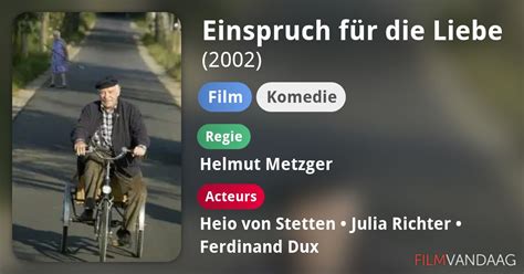 Einspruch Für Die Liebe Film 2002 Filmvandaagnl