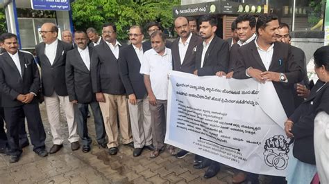 In Bengaluru Lawyers Body Protests New Criminal Laws Bangalore News