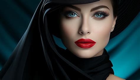 free ai image beautiful woman with elegant fashion looking at camera