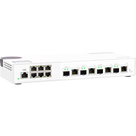 Qnap Qsw M2106 4c 10 Port 10gbe 2 5gbe Layer 2 Qsw M2106 4c Us