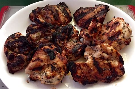 Greek Grilled Chicken Juliennered