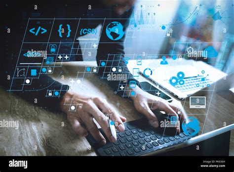 Coding Software Developer Work With Ar New Design Dashboard Computer