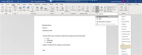 Content Types For Document Templates