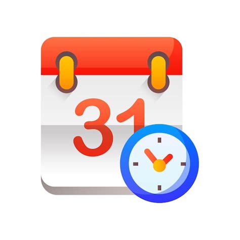 Ilustração De Ector Ilustração De Design De Data E Hora Vetor Premium