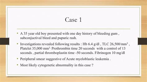 Molecular Cytogenetics In Hematiological Malignancy Pptx