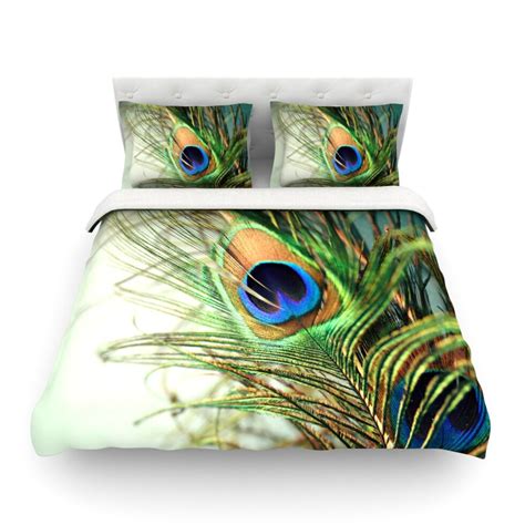 Kess Inhouse Peacock Feather Duvet Cover Collection And Reviews Wayfair