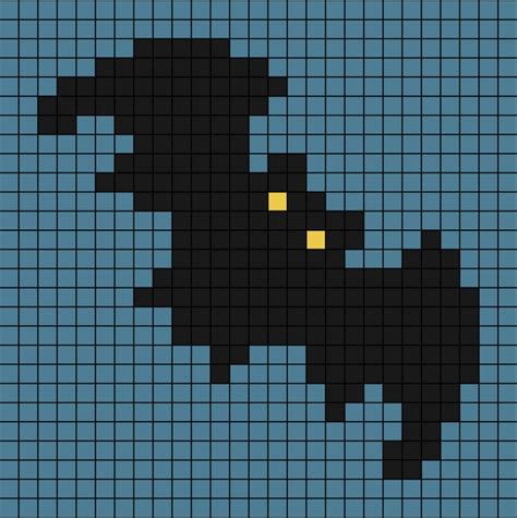 Bat Pixel Art Halloween Crafts Pixel Art Embroidery Inspiration