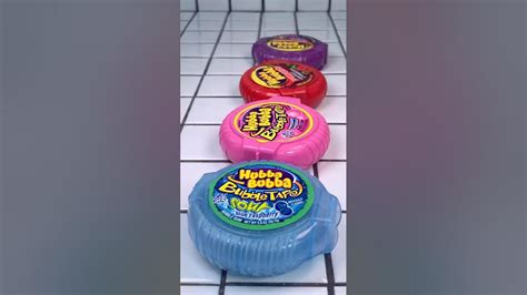 Bubble Gum Hubba Bubba Gummy Jelly Food Mukbang Youtube
