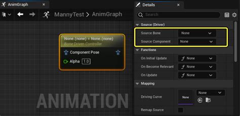 Animation Blueprint Bone Driven Controller In Unreal Engine Unreal Engine 54 Documentation