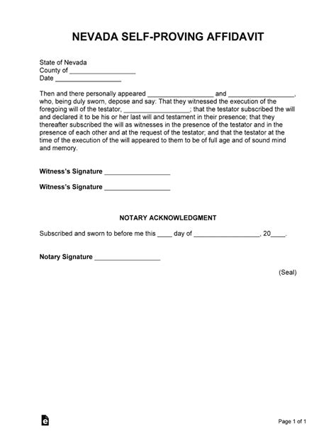 Self Proving Affidavit Form Fill Out And Sign Online Dochub